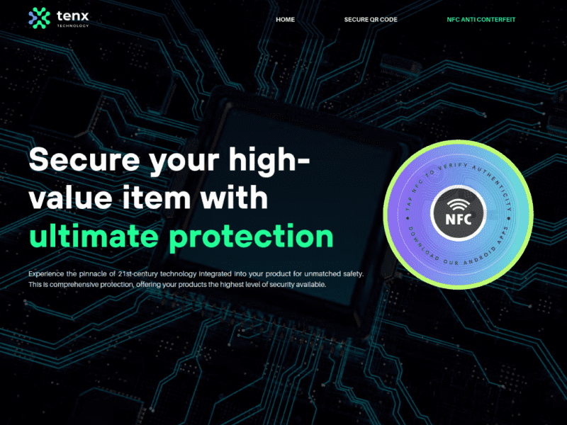 TenX Technology | NFC Anti Conterfeit