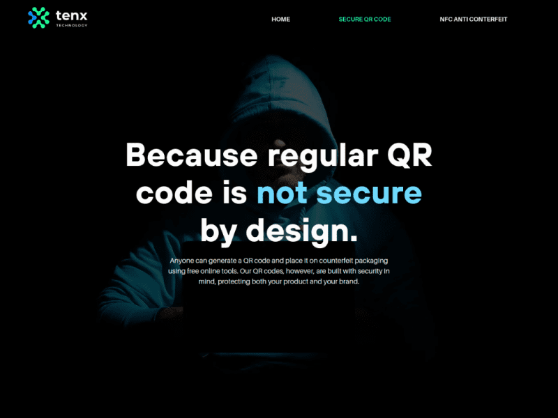 TenX Technology Secure QR Code TenX Technology Secure QR Code